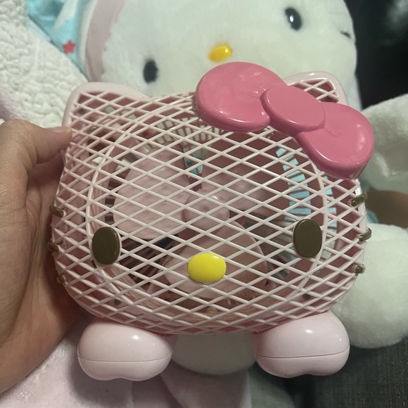 Sanrio | Accents | Vintage Pink Hello Kitty Fan | Poshmark